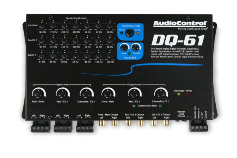 DQ-61 6 Channel Line Output Converter w/Signal Delay & EQ – ADC Mobile